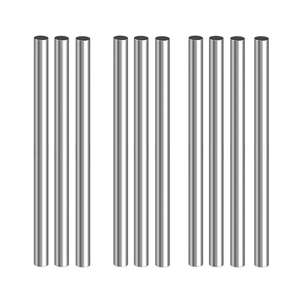 10Pcs 304 Stainless Steel Round Rod, 5mm Diameter Length 125mm Metal ...