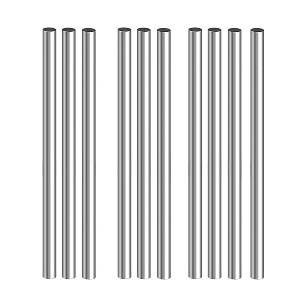 10Pcs 304 Stainless Steel Round Rod, 5mm Diameter Length 250mm Metal ...