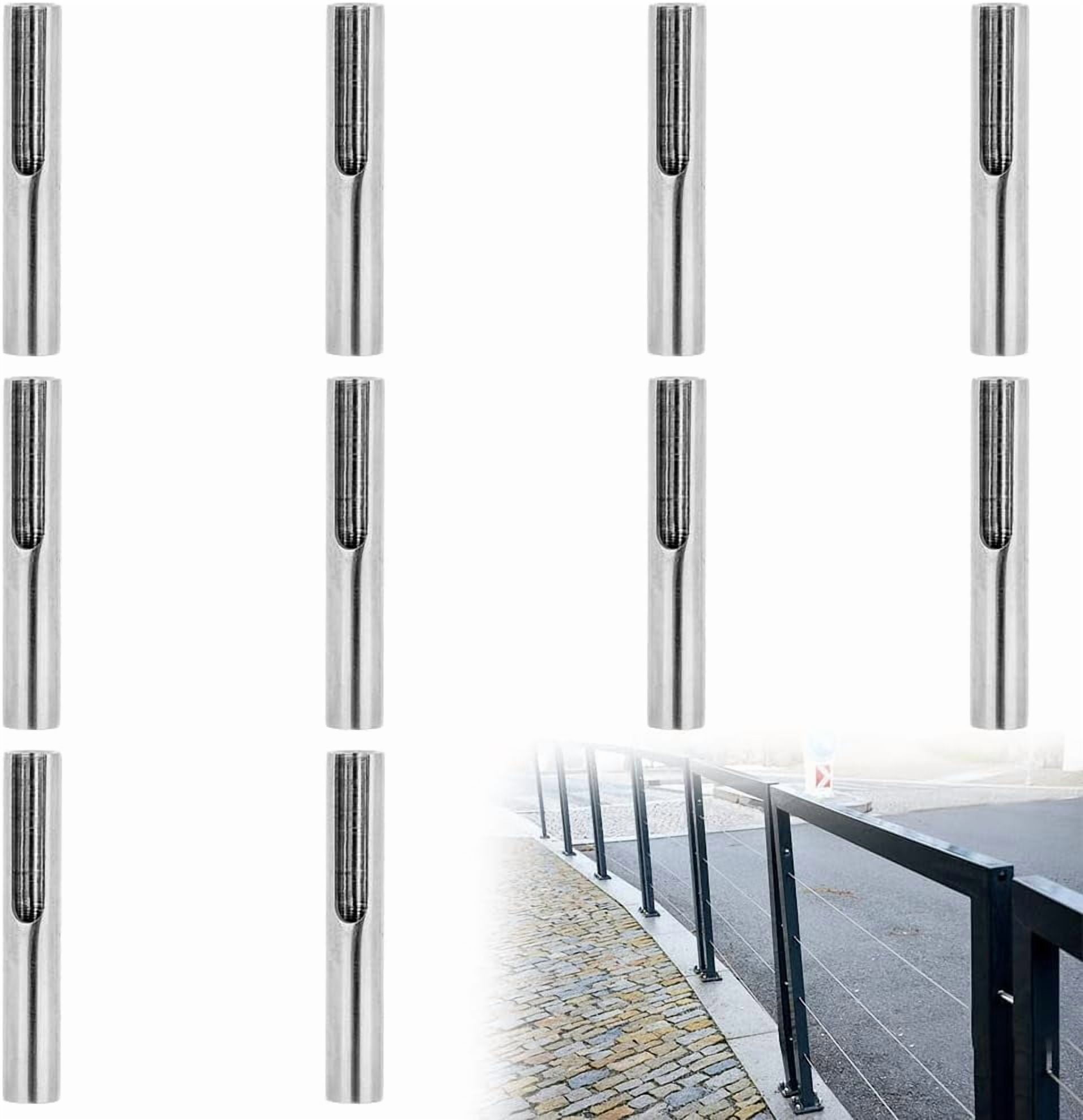 10Pcs 316 Stainless Steel Invisible Cable Railing Kit Terminal Toggle ...