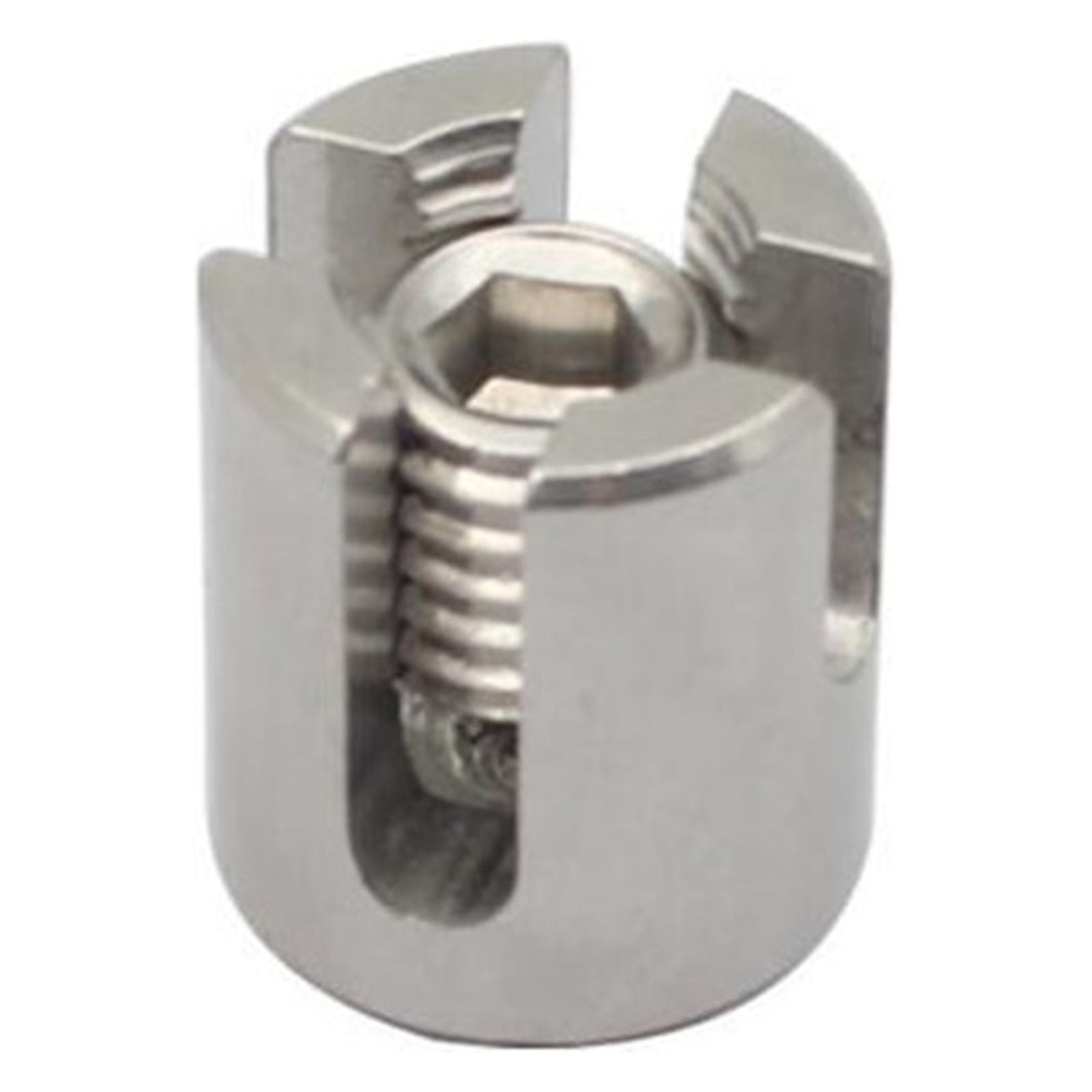 10Pcs 316 Stainless Steel for Cross Wire Rope Clamps Wire Rope Trellis ...