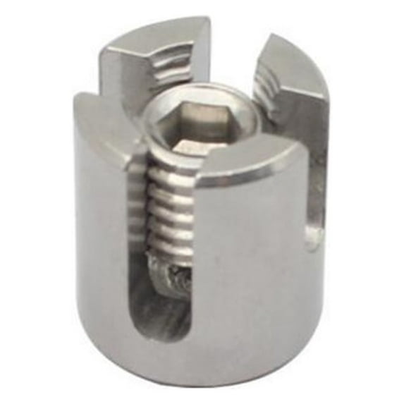 10Pcs 316 Stainless Steel for Cross Wire Rope Clamps Wire Rope Trellis ...