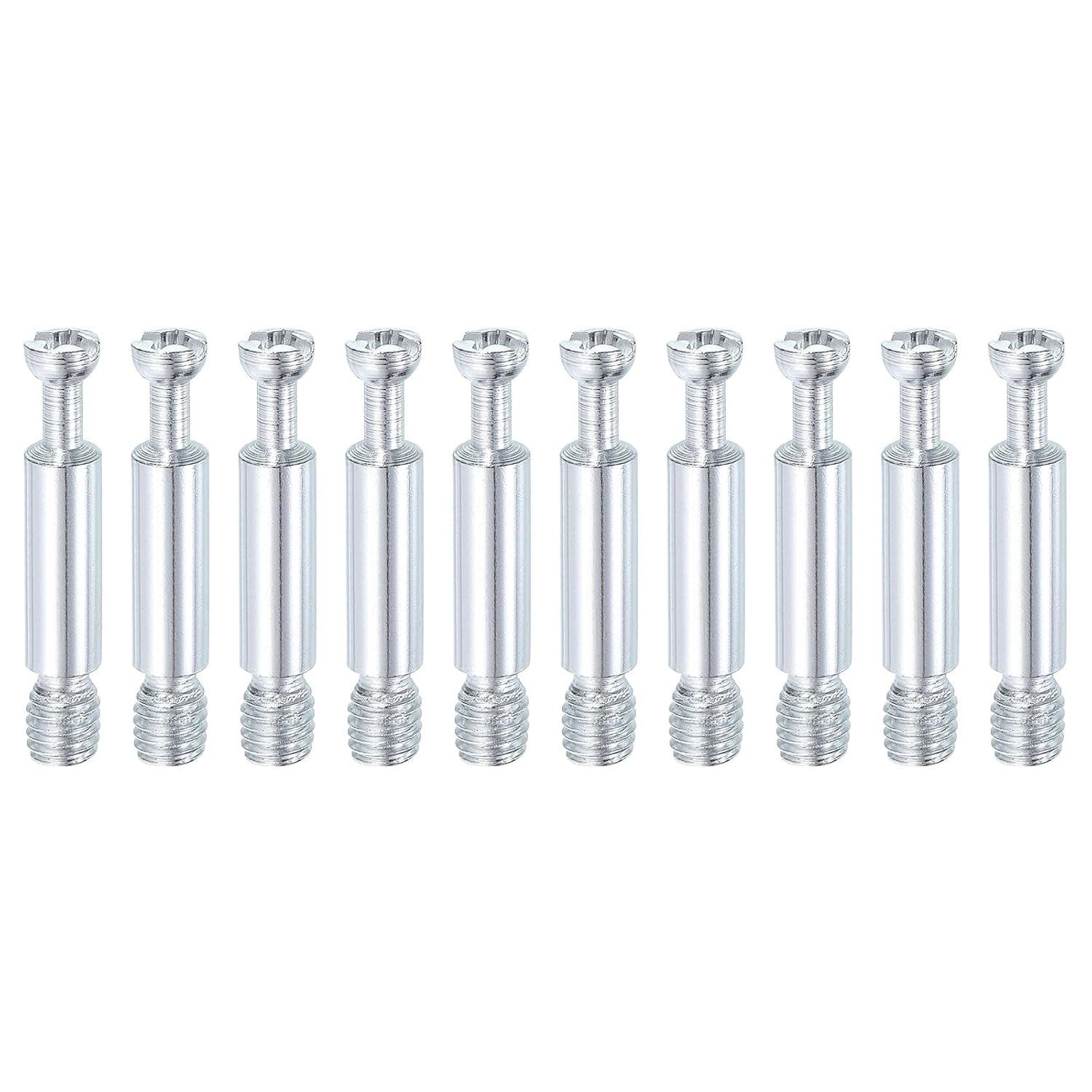 10Pcs 35mm Furniture Connecting Fittings, Thread Bolts Dowels Screws ...