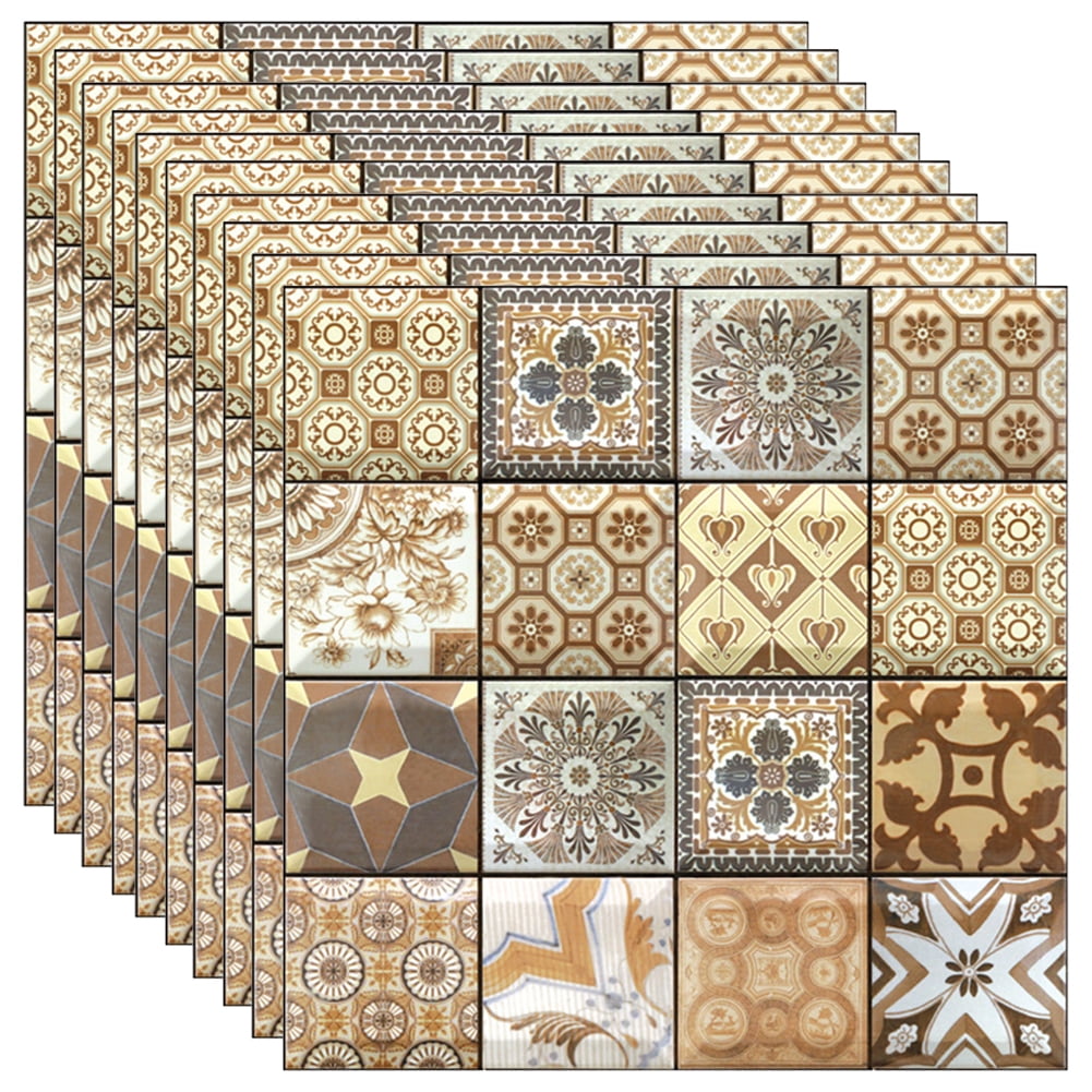 10Pcs 3D Wall Panel Peel and Stick 30CMx30CM Brick Texture Wall Tiles ...