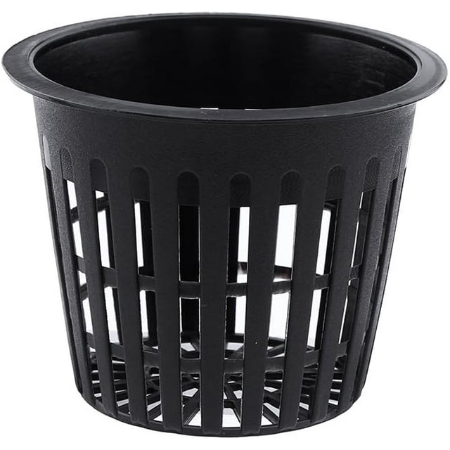 10Pcs 3Inch Mesh Pot Net Cup Basket Hydroponic Aeroponic Flower ...