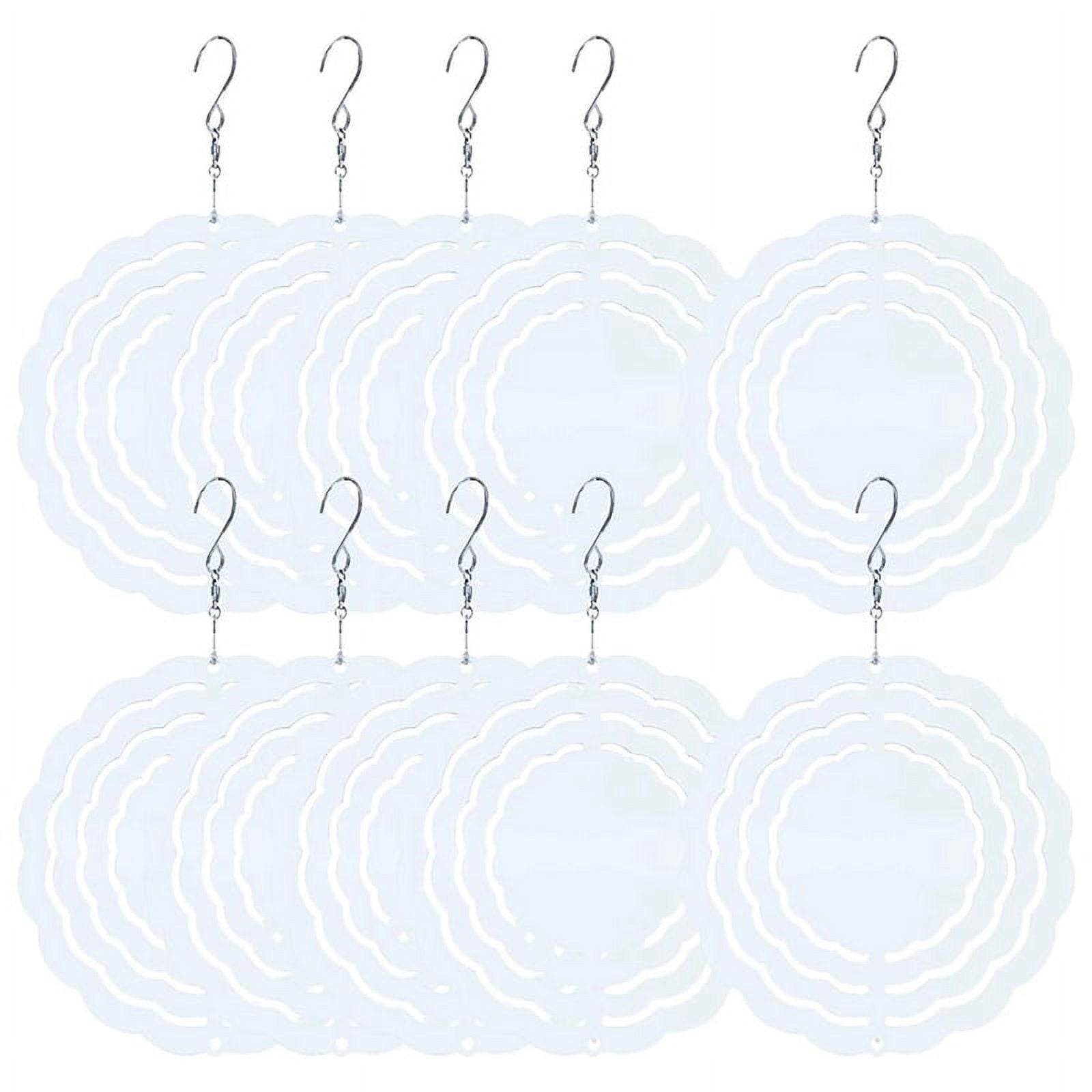 10Pcs 3Inch Sublimation Wind Spinner Blanks, Wind-Powered Sculpture ...