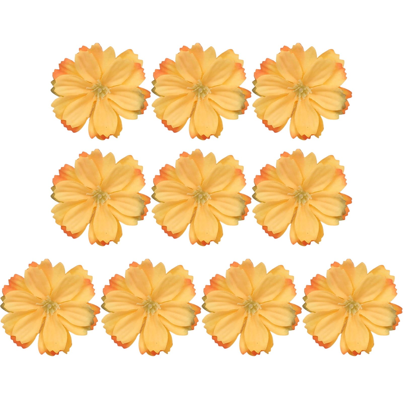 10Pcs 4.5cm Fake Blossom Head Artificial Simulation Plum Flower Head ...