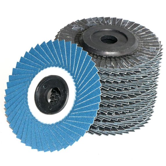 10Pcs 4 Inch Flap Disc Grinding Wheels Sanding Discs with 5/8" Bore for ...