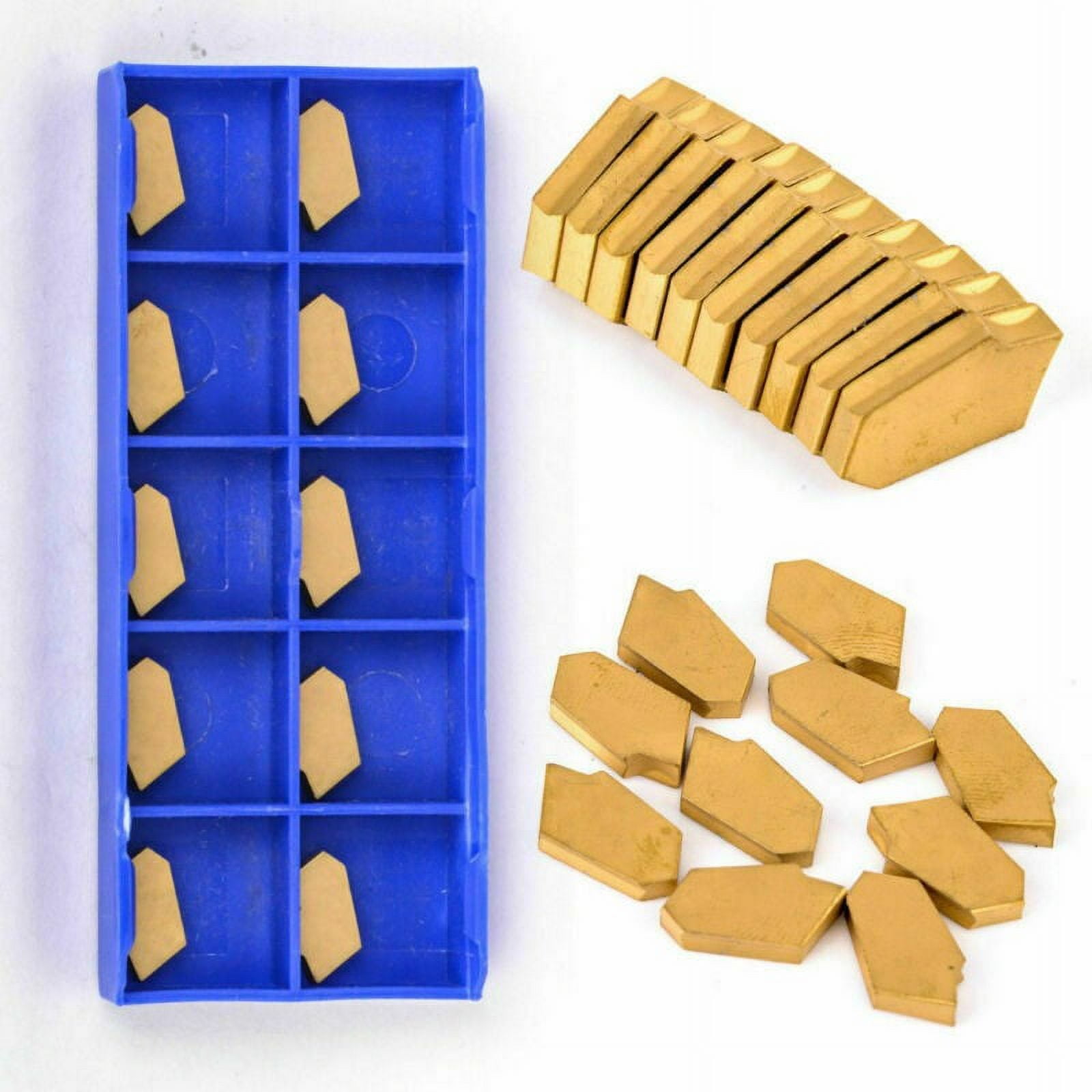 10Pcs 40 Types Cnc Carbide Tips Inserts Blade Cutter Lathe Turning Tool ...