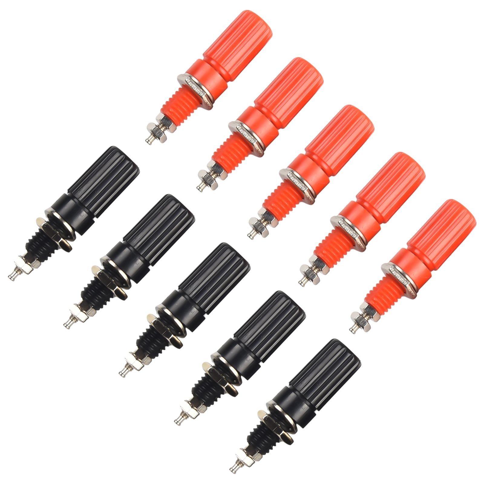 10Pcs 4Mm Banana Socket Binding Post Banana Plug Electrical Connector ...