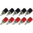 10Pcs 4Mm Banana Socket Binding Post Banana Plug Nickel Plated Copper ...