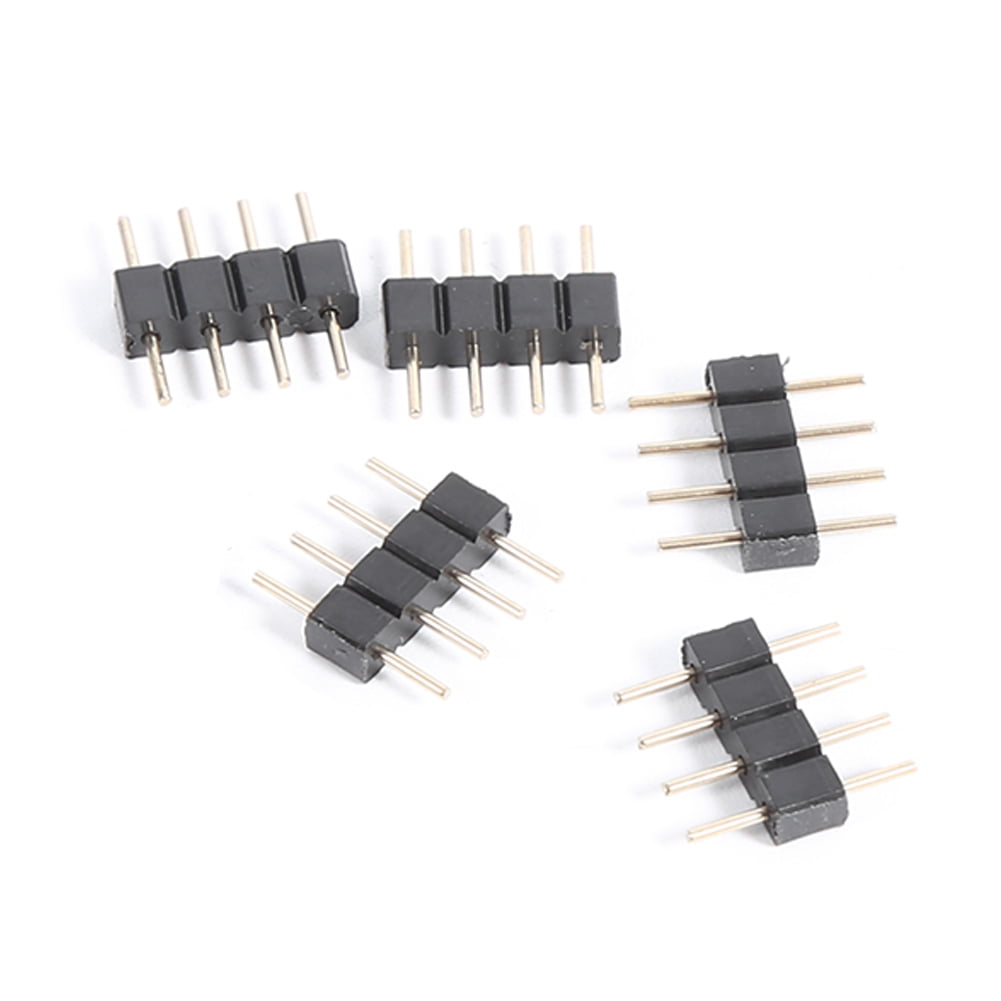 10Pcs 4Pin Male Female Connector Wire Cable for 3528 5050 SMD LED Strip Light - Walmart.com