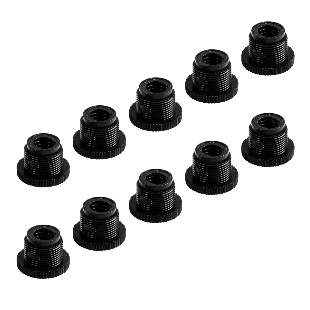 10Pcs 5/8 to 3/8 Threaded Nut Screw Adapters for Microphone Clip ...