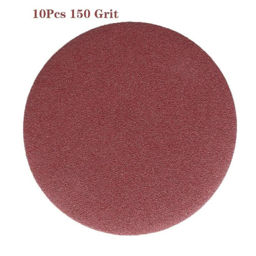 10Pcs 5Inch/125Mm 40-2000Grit Round Shape Disk Sand Sheets Sandpaper ...