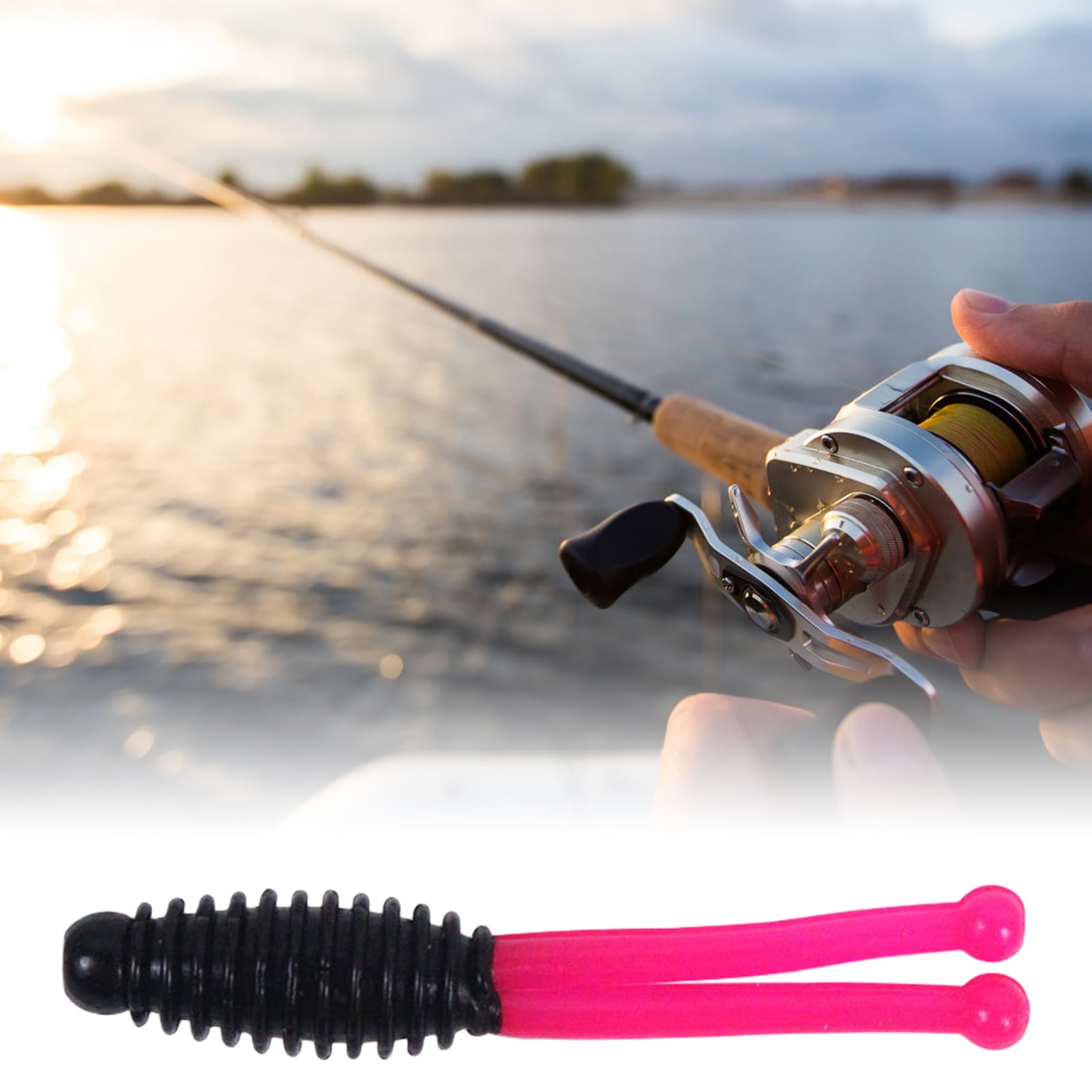 10Pcs 5cm/1.1g Fishing Lure Two-tone Simulated Bright Color Reusable ...