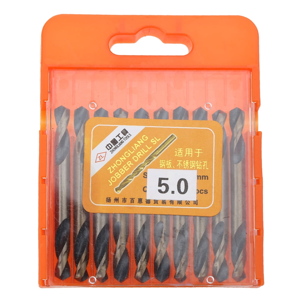 10Pcs 5mm HSS Double Ended Torsion Drill Tools Drill Set - Walmart.com