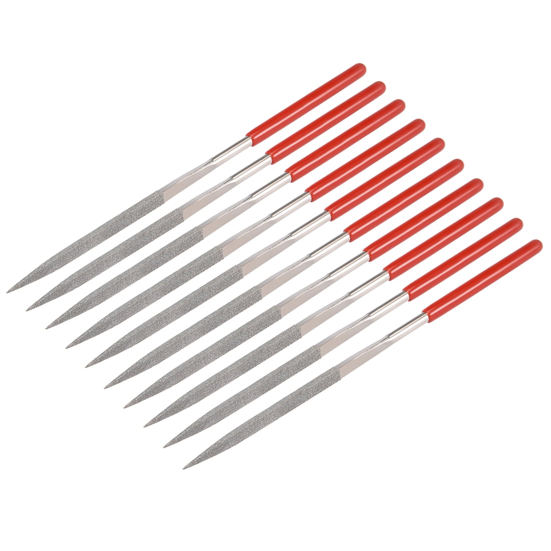 10Pcs 5mm x 180mm Triangular Diamond Needle File 150 Grit - Walmart.com