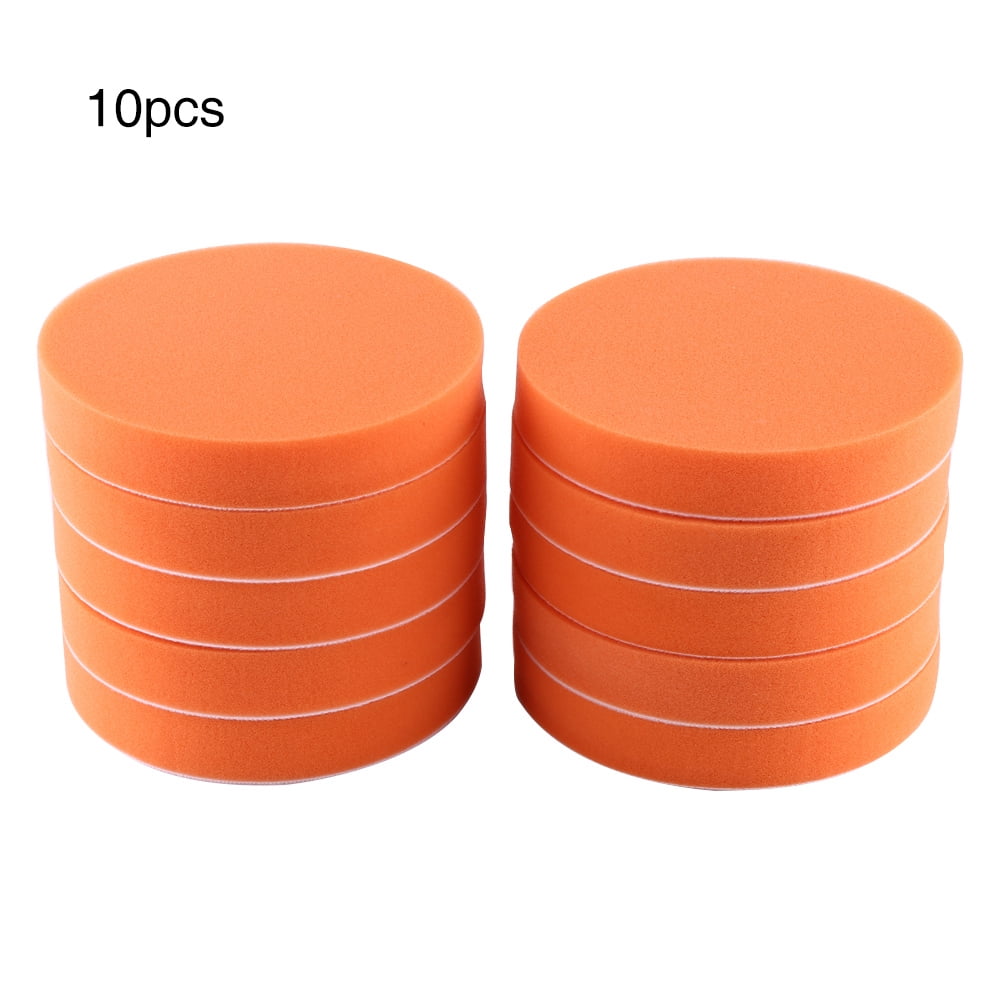 10Pcs 6"(150mm) Sponge Polishing Buffing Waxing Pad Kit Tool For Car ...