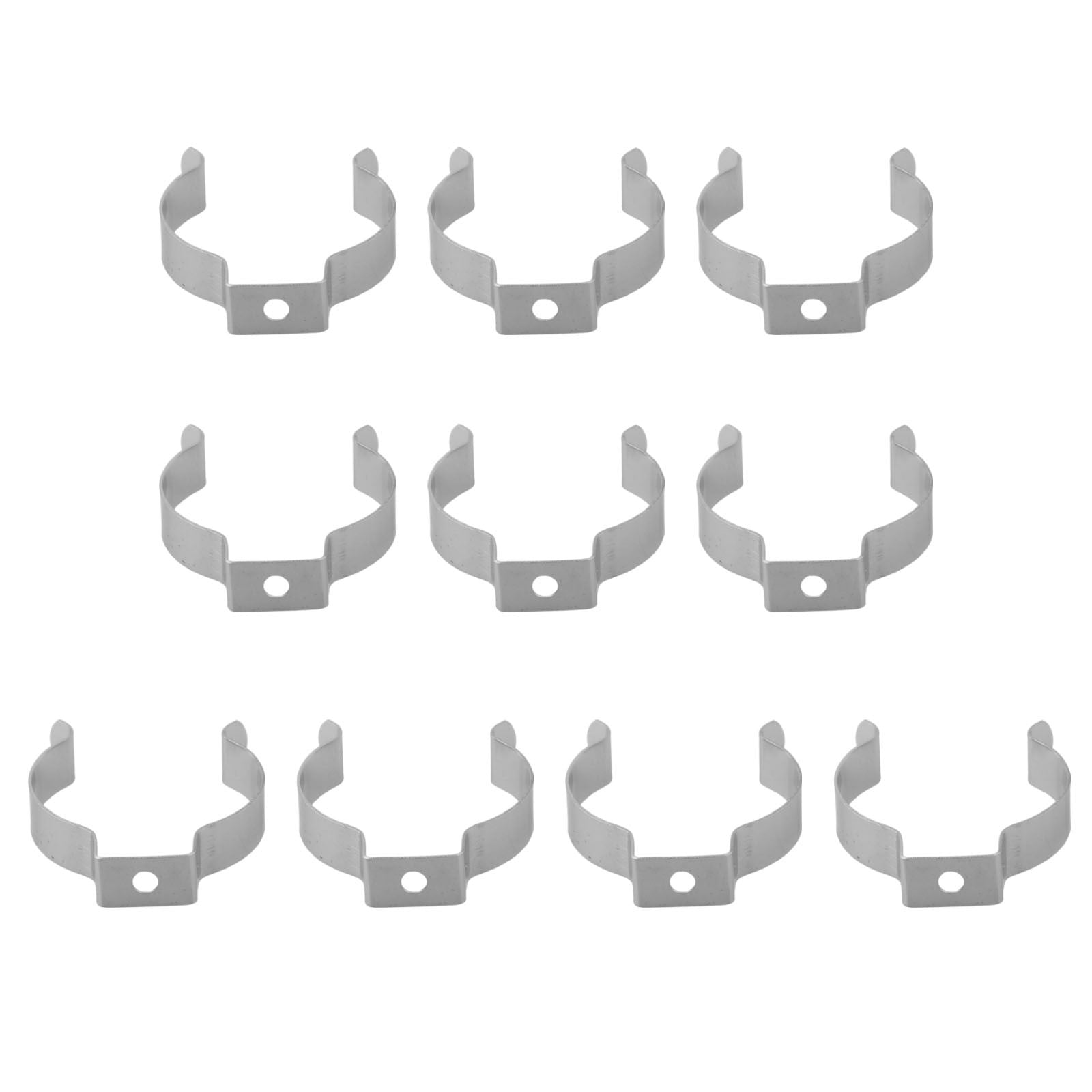 10Pcs 6-28Mm Spring Terry Clips Stainless Steel Tool Storage Hangers ...