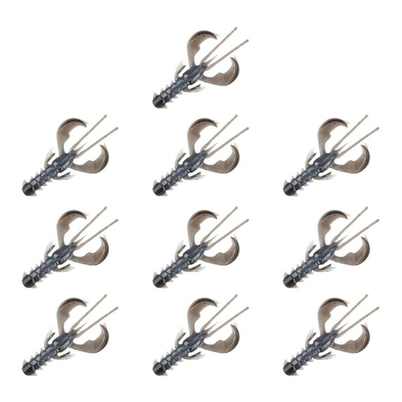 10Pcs 6.5cm 3.40g Fish Lures Soft Fishing Craw Baits Crawfishes Lures ...