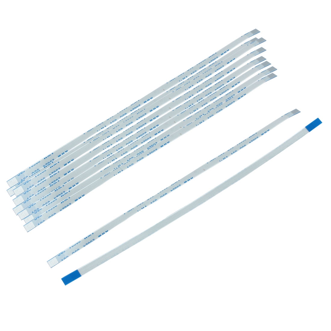 10Pcs 6 Pin FFC Cable 150mm Flexible Flat Cable 0.5mm Pitch FFC Ribbon ...