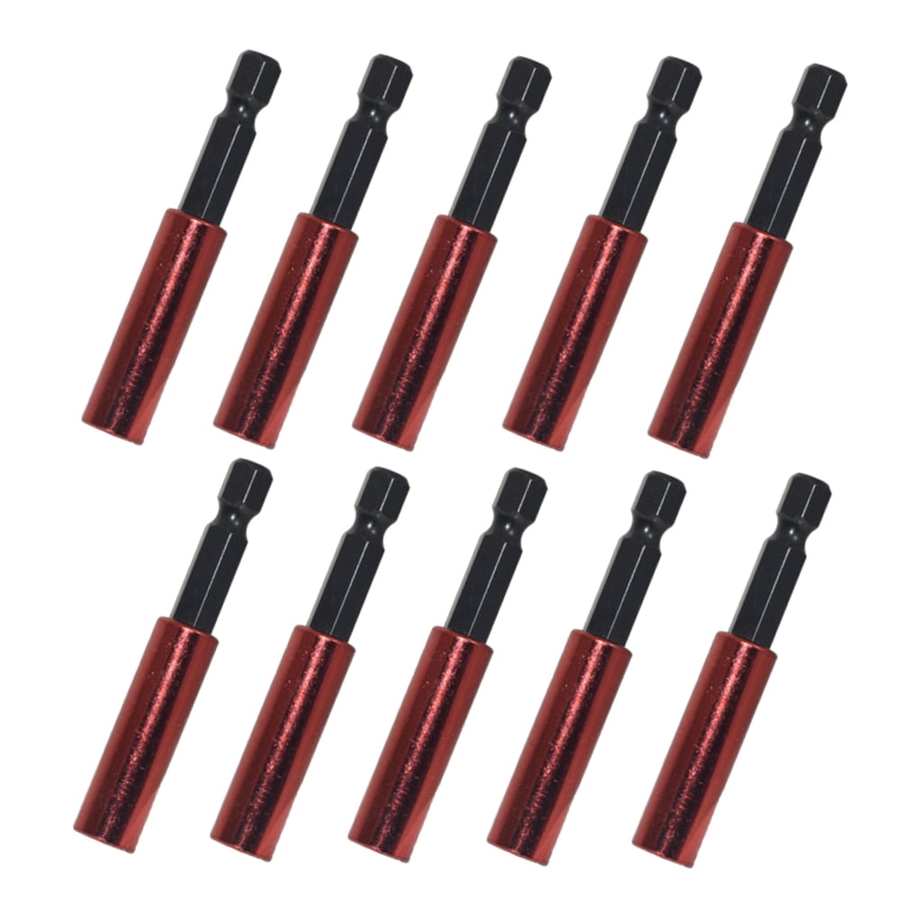 10Pcs 60mm Magnetic Bit Holder for ImpactWrenches, 1/4Inch HexShank ...