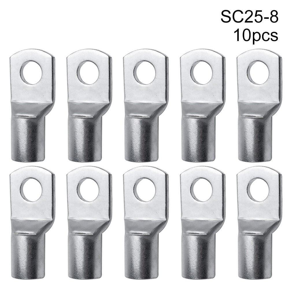 10Pcs 6mm 8mm 10mm SC16-6 SC25-6 SC35-6 Bolt Hole Lugs Ring Wire Nose ...