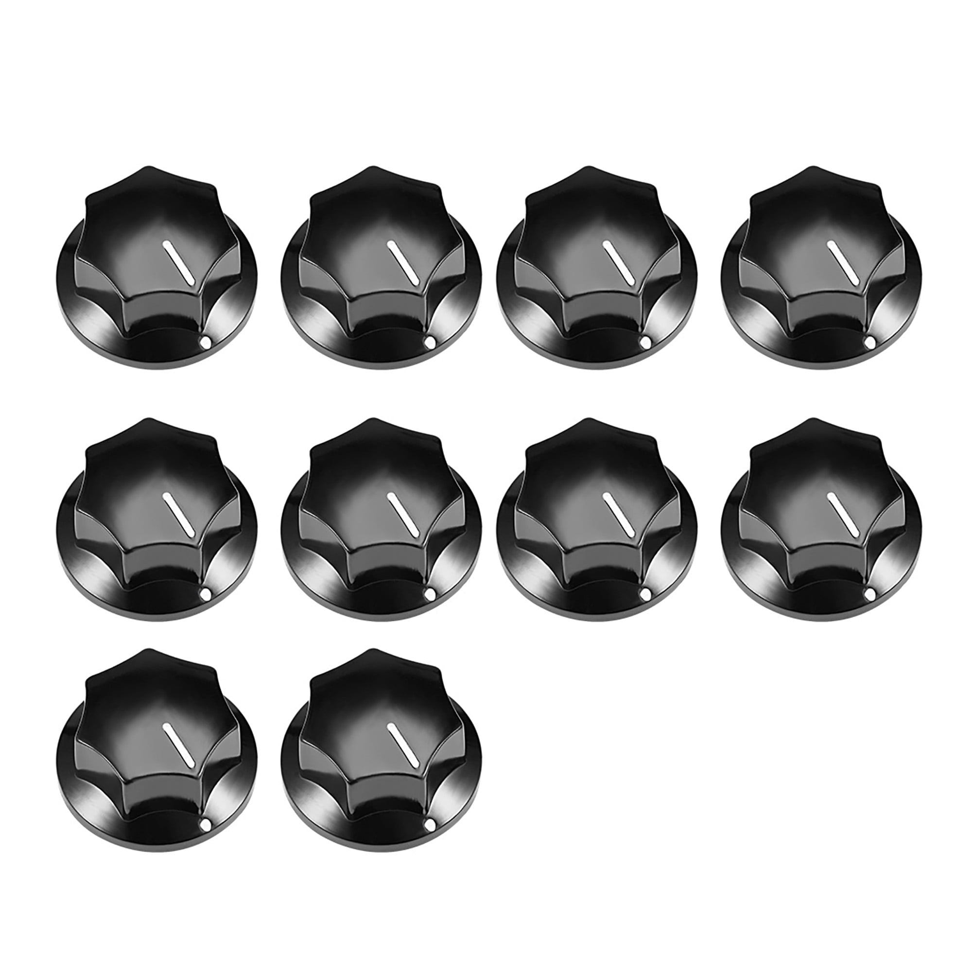 10Pcs 6mm Insert Shaft 33x17mm Plastic Potentiometer Rotary Knob Pots ...