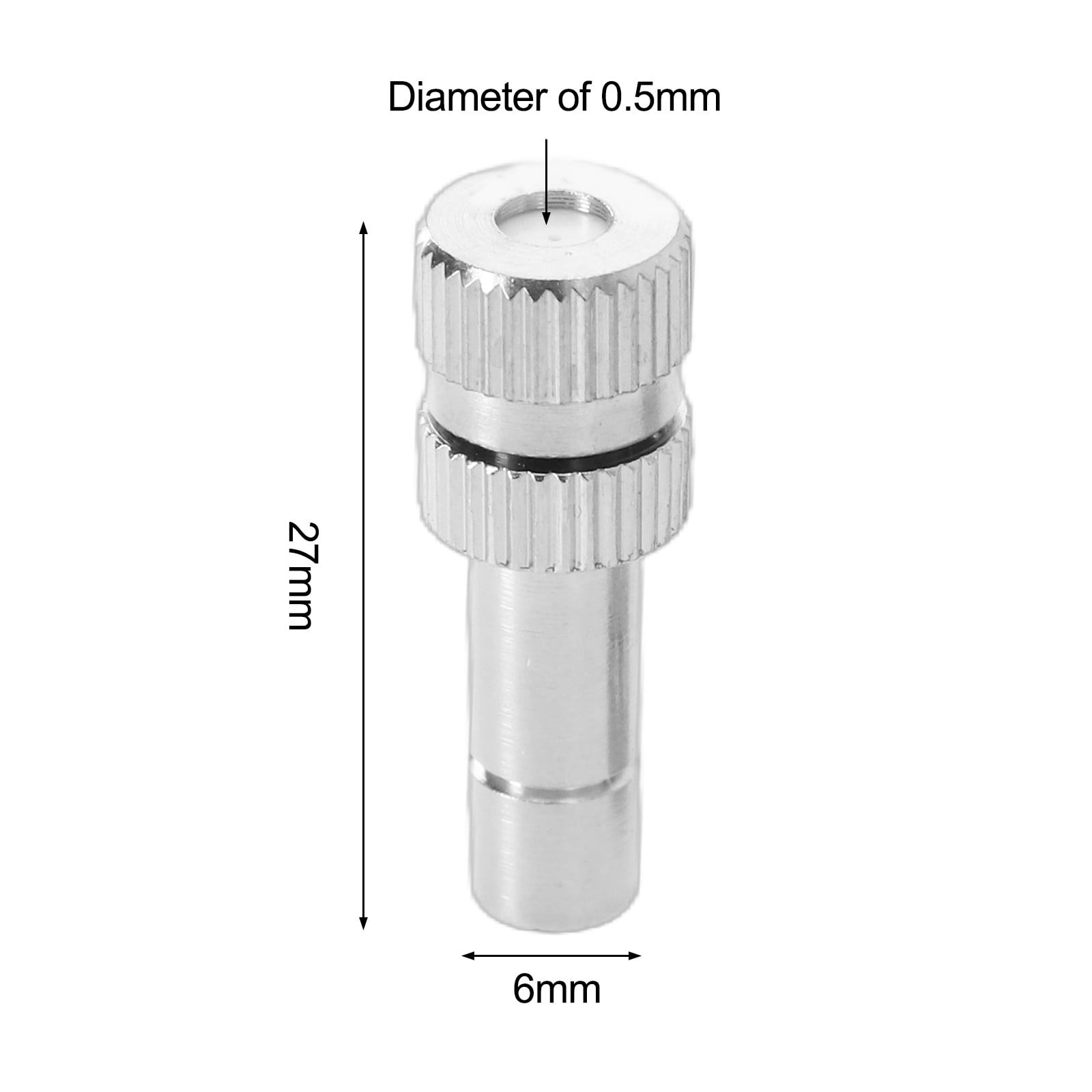 10Pcs 6mm Misting Nozzle Fast Connect Mist Fog Sprayer Spray Nozzles ...