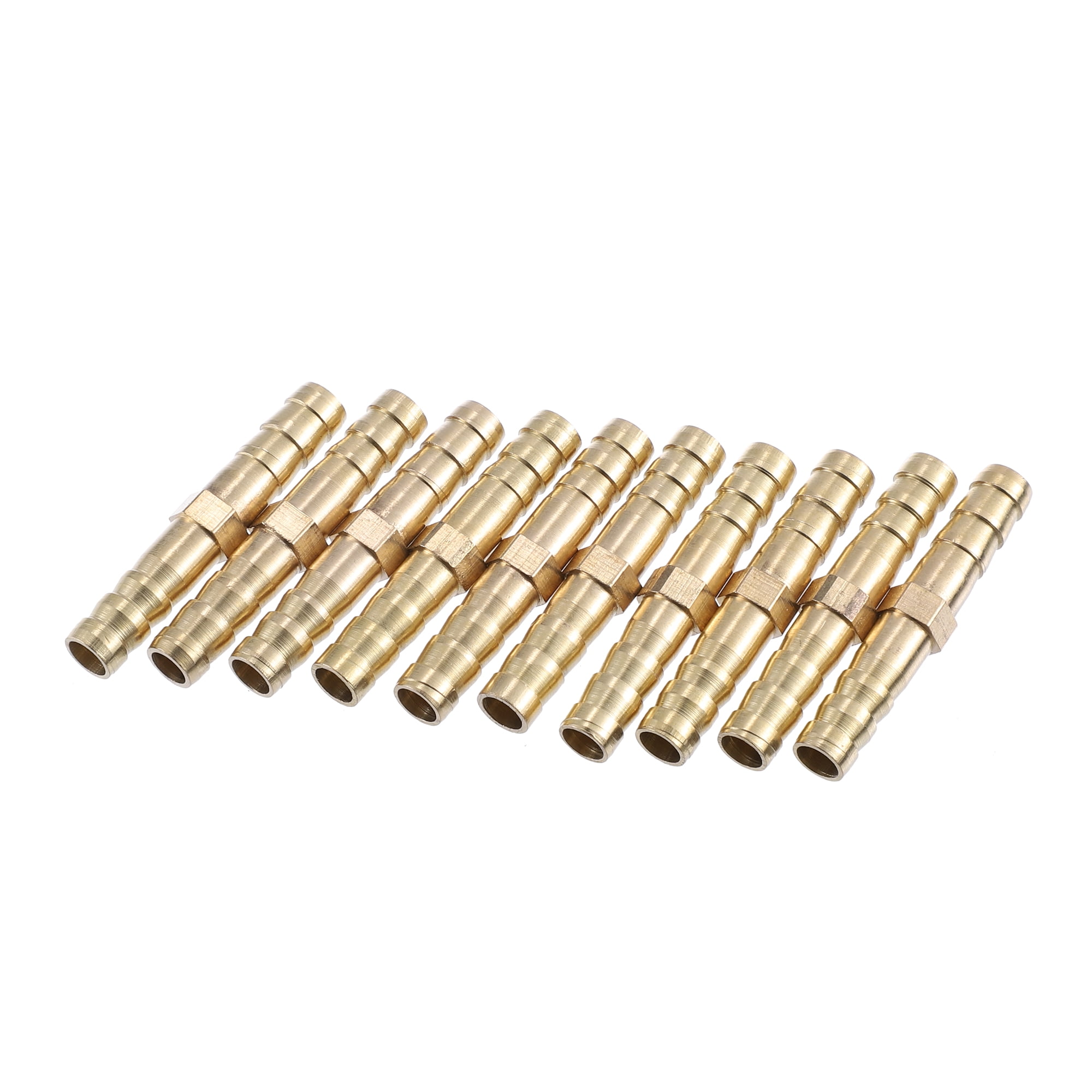 10Pcs 6mm Straight Shaped Hose Barb Straight Barbed Tube Pipe Fitting ...