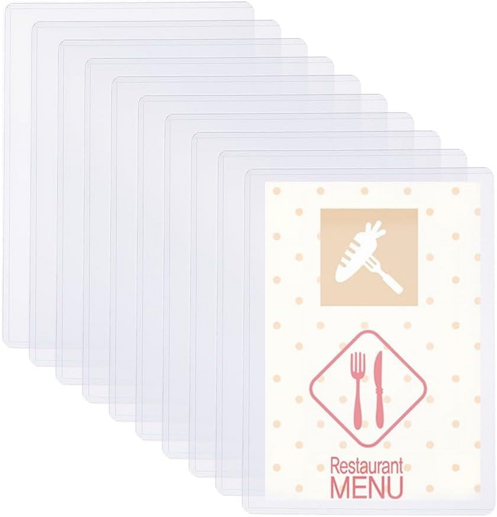 10Pcs 8.3x12inch Clear Sheet Protectors Plastic A4 Paper Protectors ...