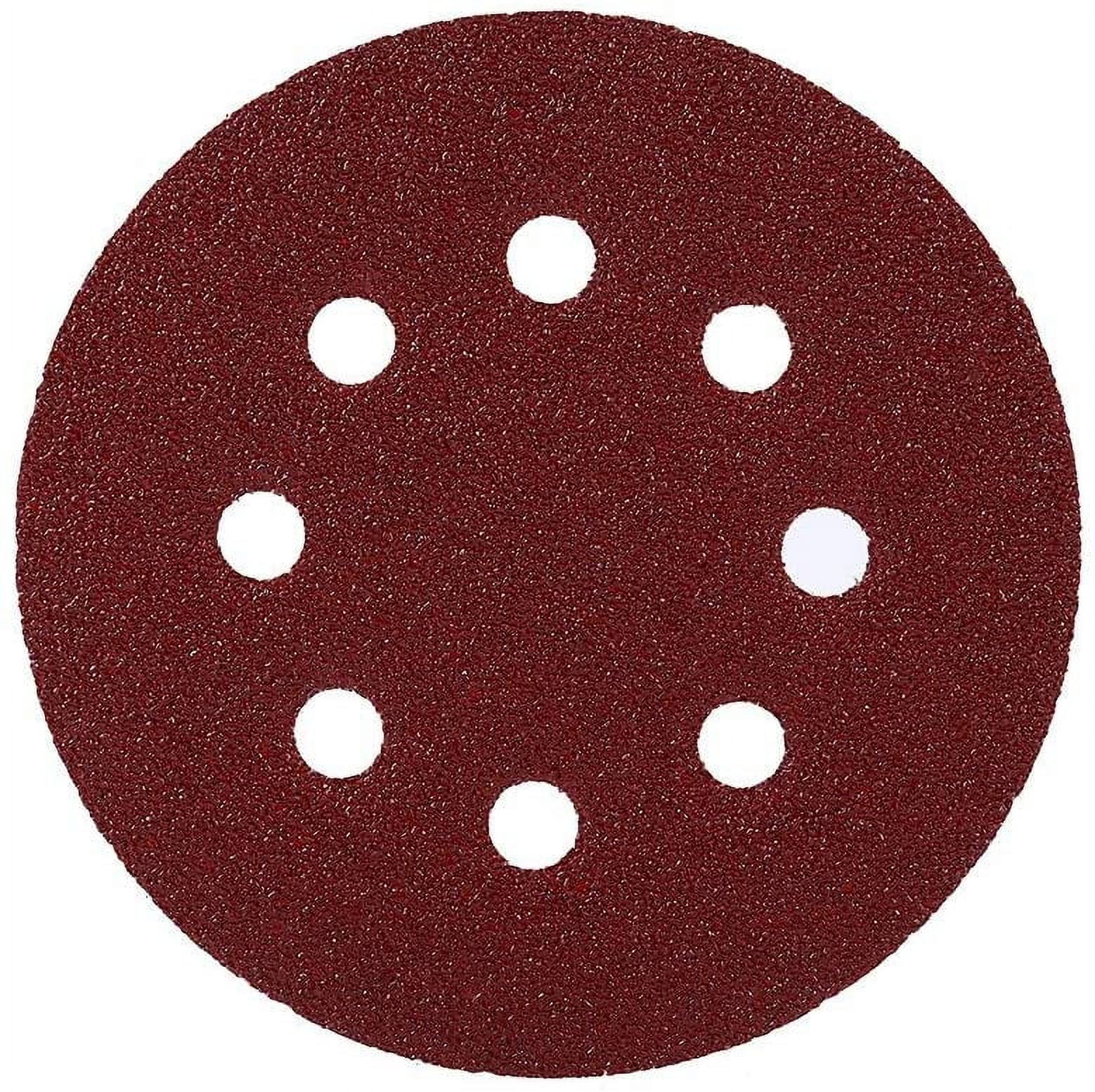 10Pcs 8 Hole Round Sanding Disc 125mm/5in 60# Hook and Loop Sanding ...