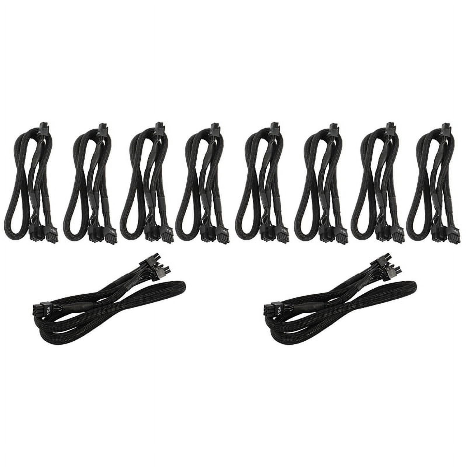 10Pcs 8 PIN to One 8 Pin One 6 PIN PCIE VGA Power Supply Cable for ...