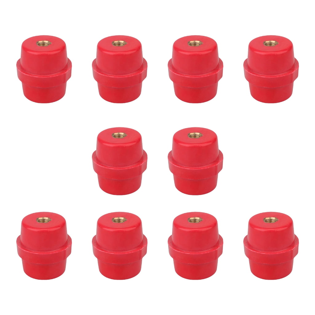 10Pcs 8mm Polyester Standoff Insulators Busbar Insulator Supporter ...