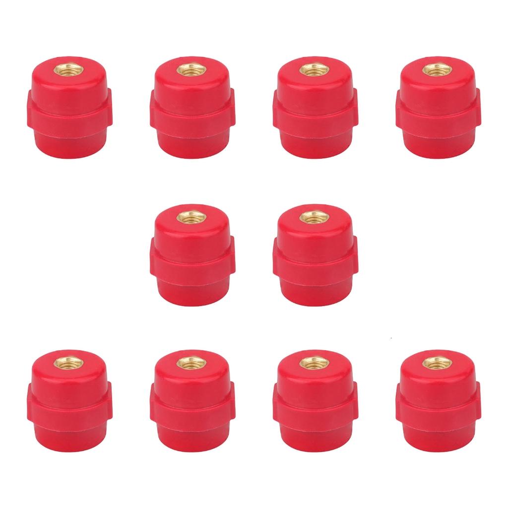 10Pcs 8mm Polyester Standoff Insulator High Low Voltages Insulator ...