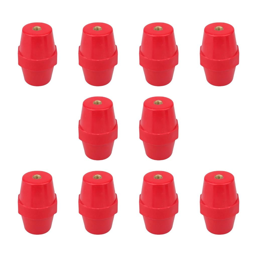 10Pcs 8mm Polyester Standoff Insulators Busbar Insulator Supporter ...