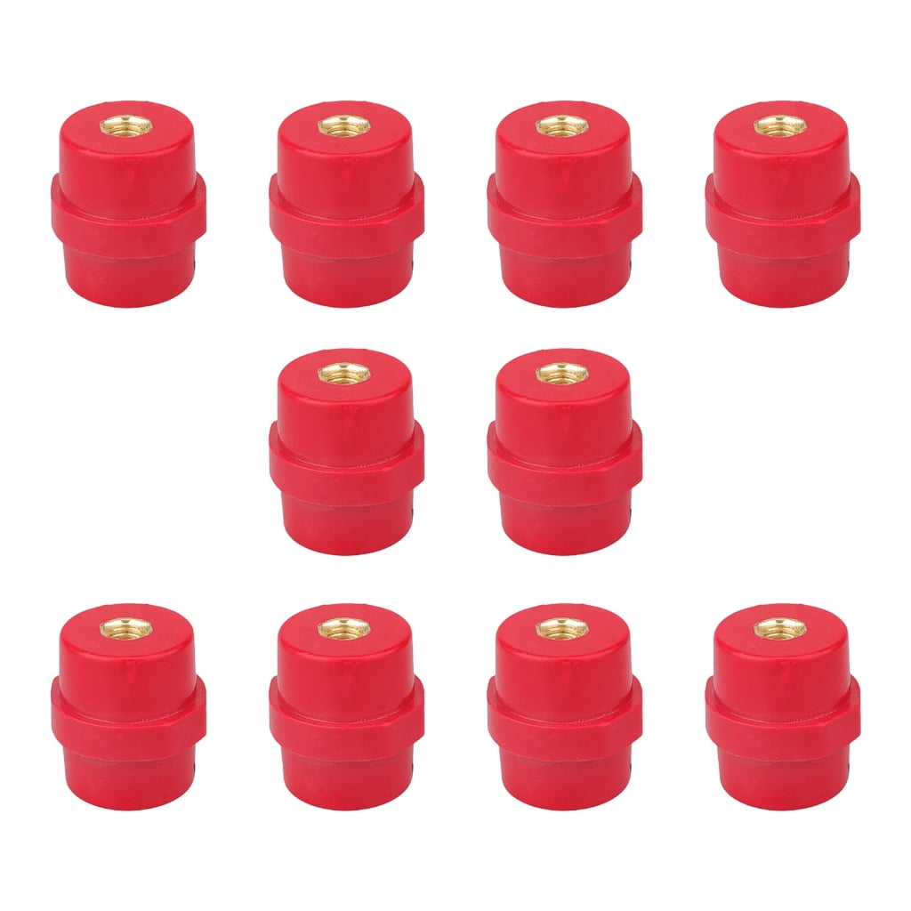10Pcs 8mm Polyester Standoff Insulators Busbar Insulator Supporter ...