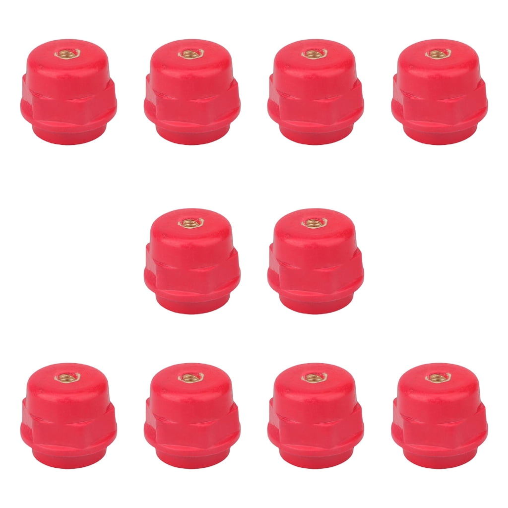 10Pcs 8mm Polyester Standoff Insulators Busbar Insulator Supporter ...