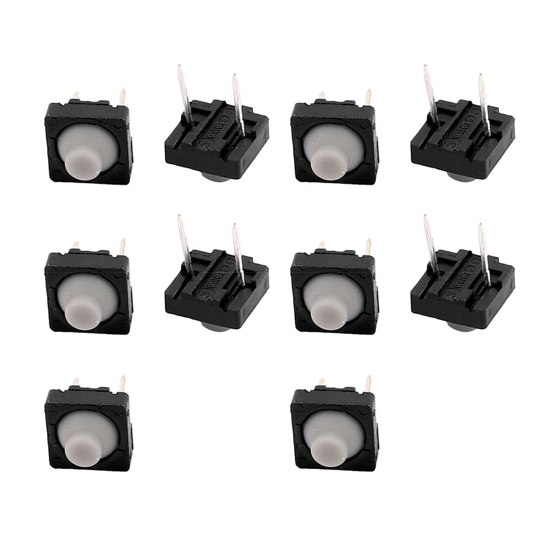 10Pcs 8mmx8mm Panel PCB Momentary Tactile Tact Push Button Switch 2 Pin ...