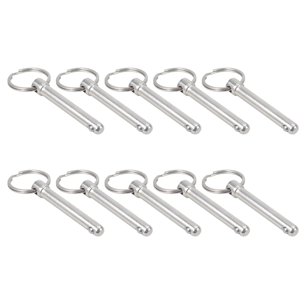 10Pcs 8x60mm Carbon Steel Safety Pin Quick Releases Locking Pin with ...