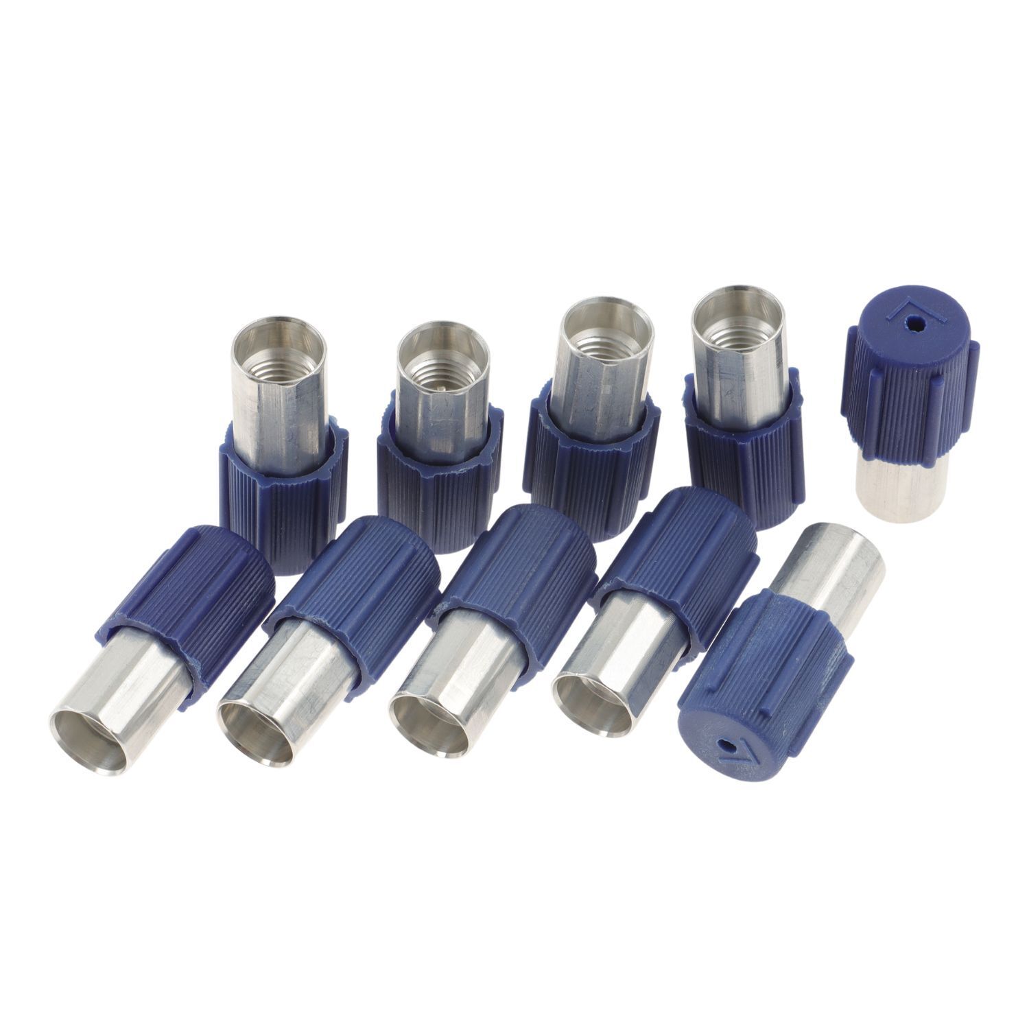10Pcs A/C AC Charge Port Ball Valve Low Side for Ford GM Audi VW ...
