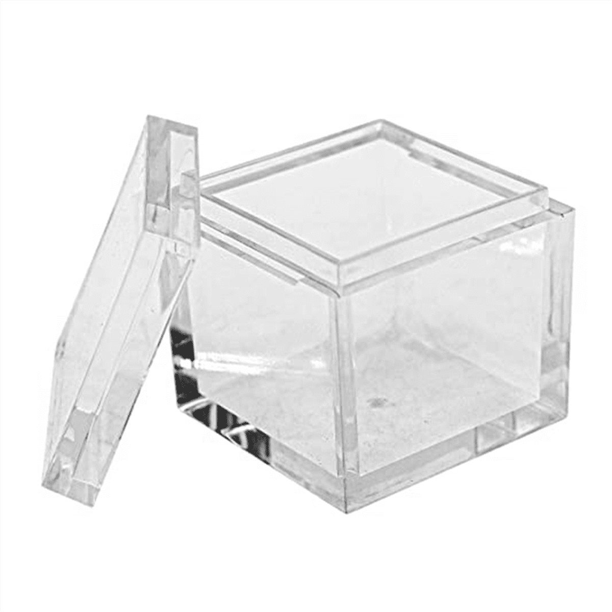 10Pcs Acrylic Box Trays for 1Inch 25.4mm Elements Cubes Clear Case ...