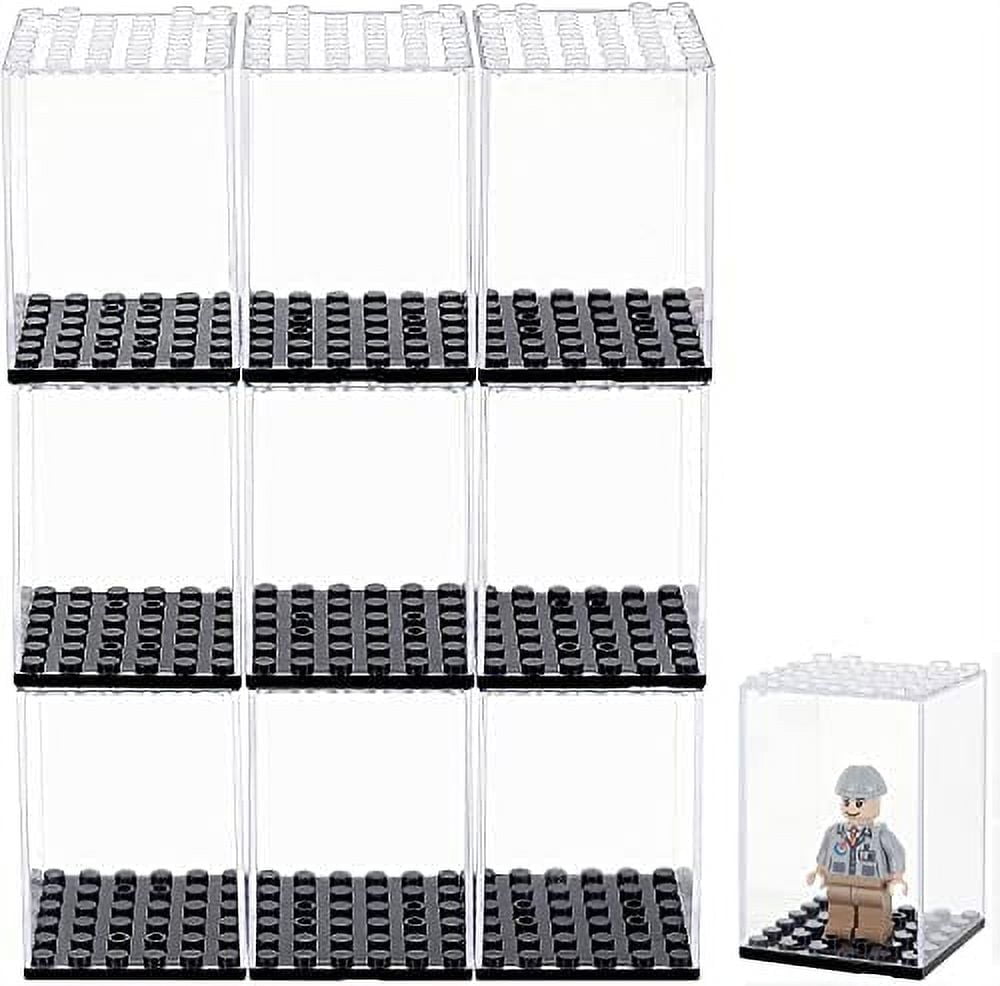 10Pcs Acrylic Stackable Display Case for Lego Minifigures, 3x2x2inch ...