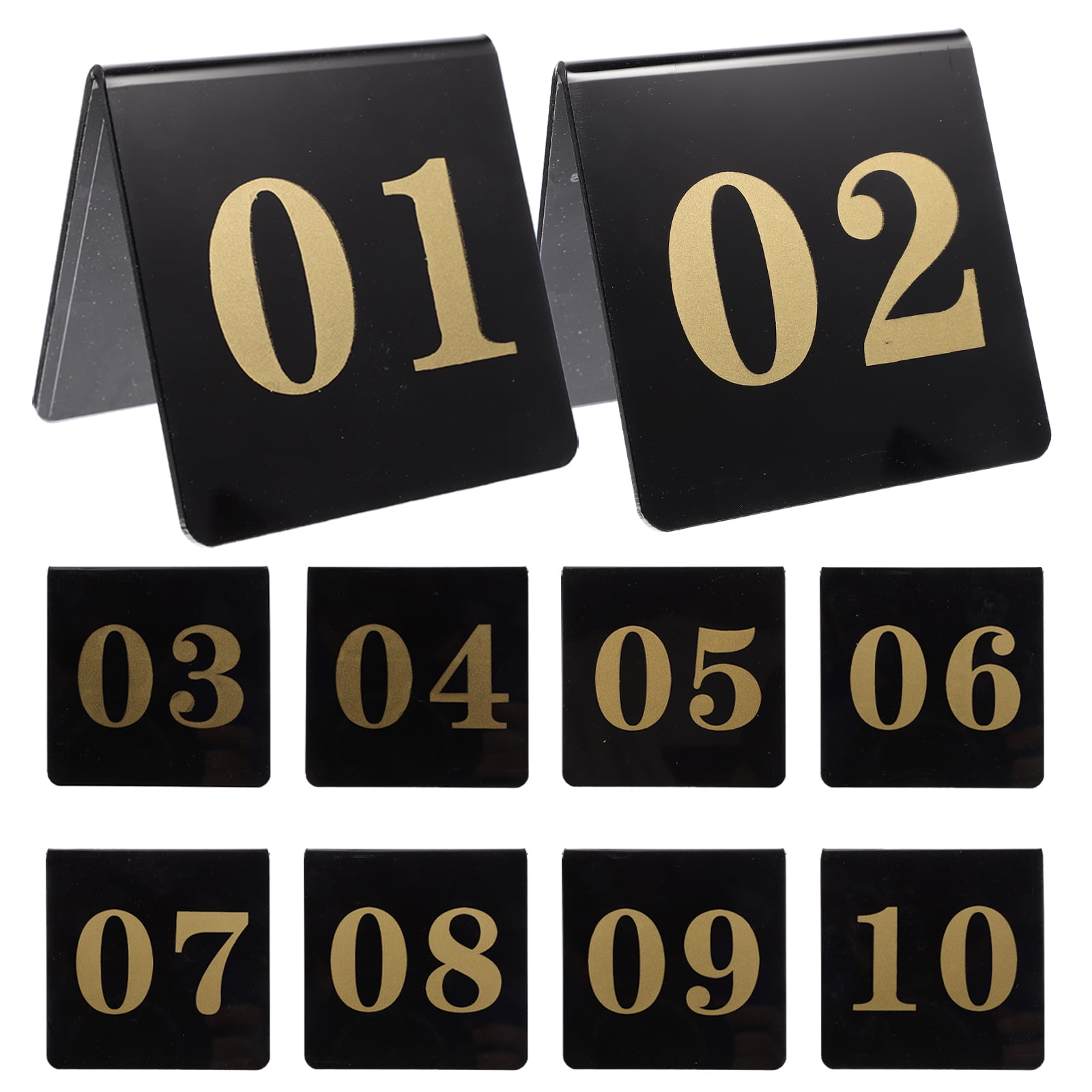 ORDDIART Seating Identification Table Numbers Acrylic for Restaurants ...