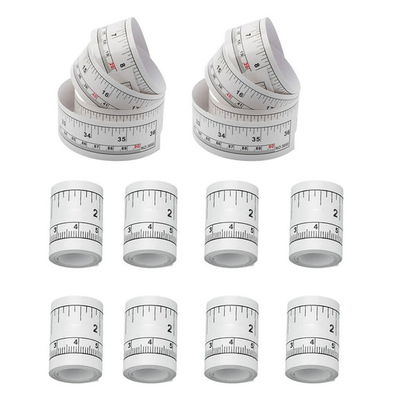 10Pcs Adhesive Measuring Tape Sewing Machine Table Ruler Tape For ...