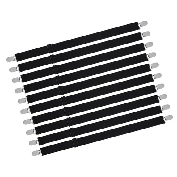 10Pcs Adjustable Elastic Binding Bands Replacement Beds Sheet Grippers ...