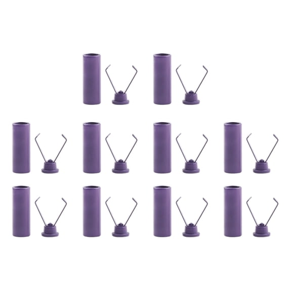 10Pcs Adjustable Elastic Cord Fasteners Clip Metal Drawstring Stoppers ...