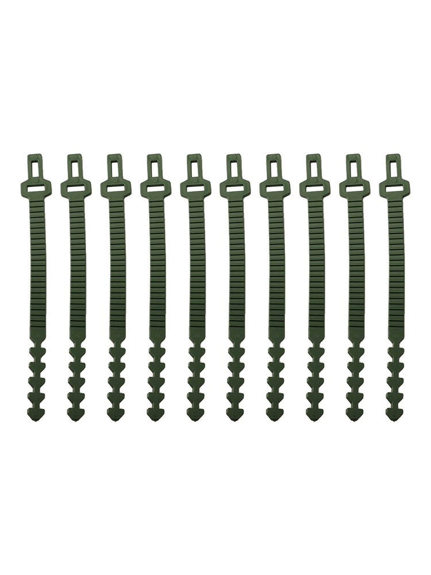 10Pcs Adjustable Interlock Garden Tree Ties Heavy Duty Flexible Rubber ...