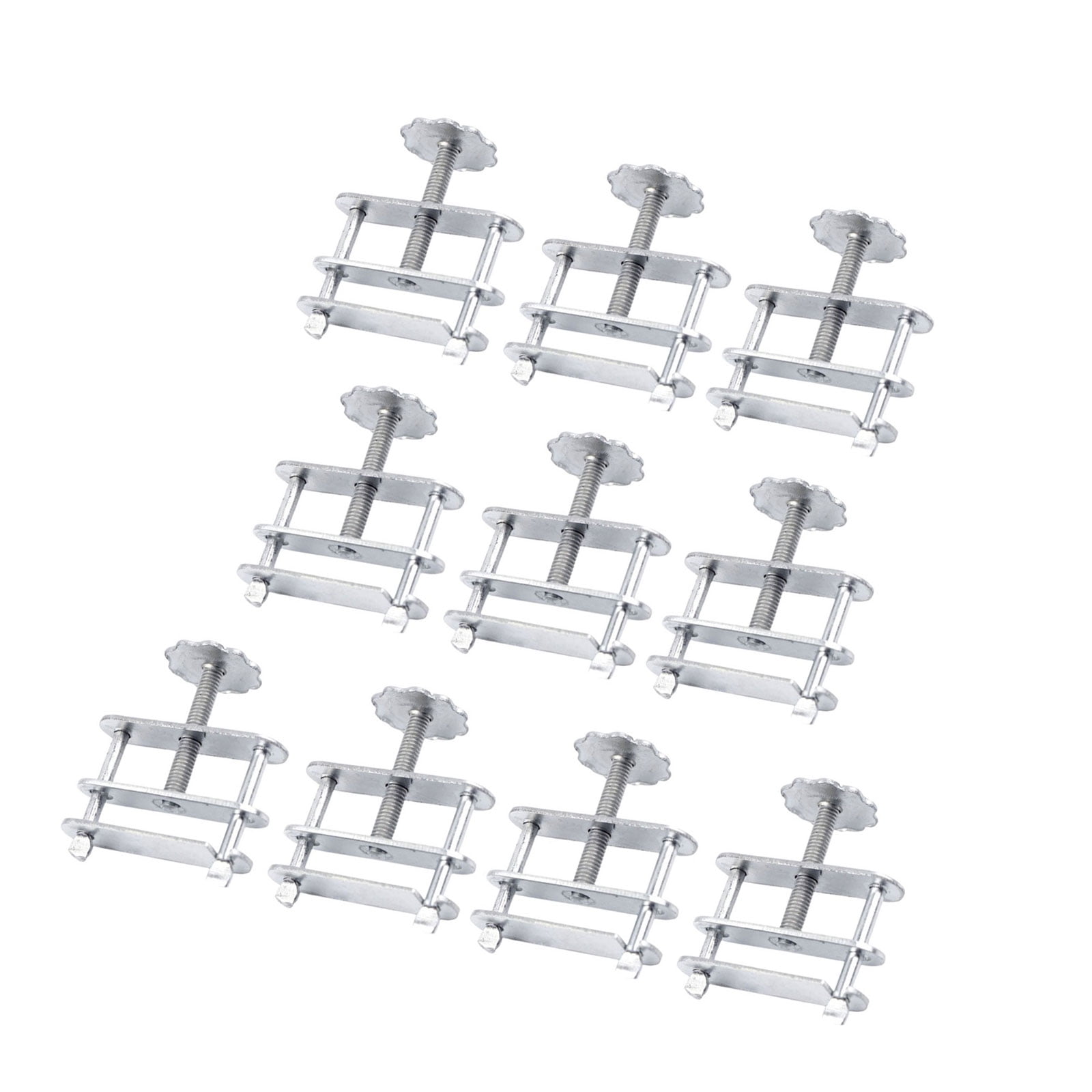 10Pcs Adjustable Metal Water Pipe Hose Clip Tube Clamps Leakproof Screw ...