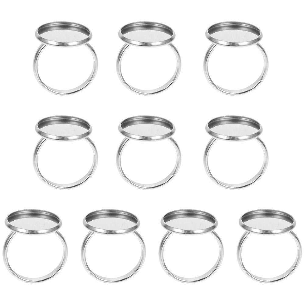 10Pcs Adjustable Ring Bases Durable Finger Rings Bottom Trays Sturdy ...