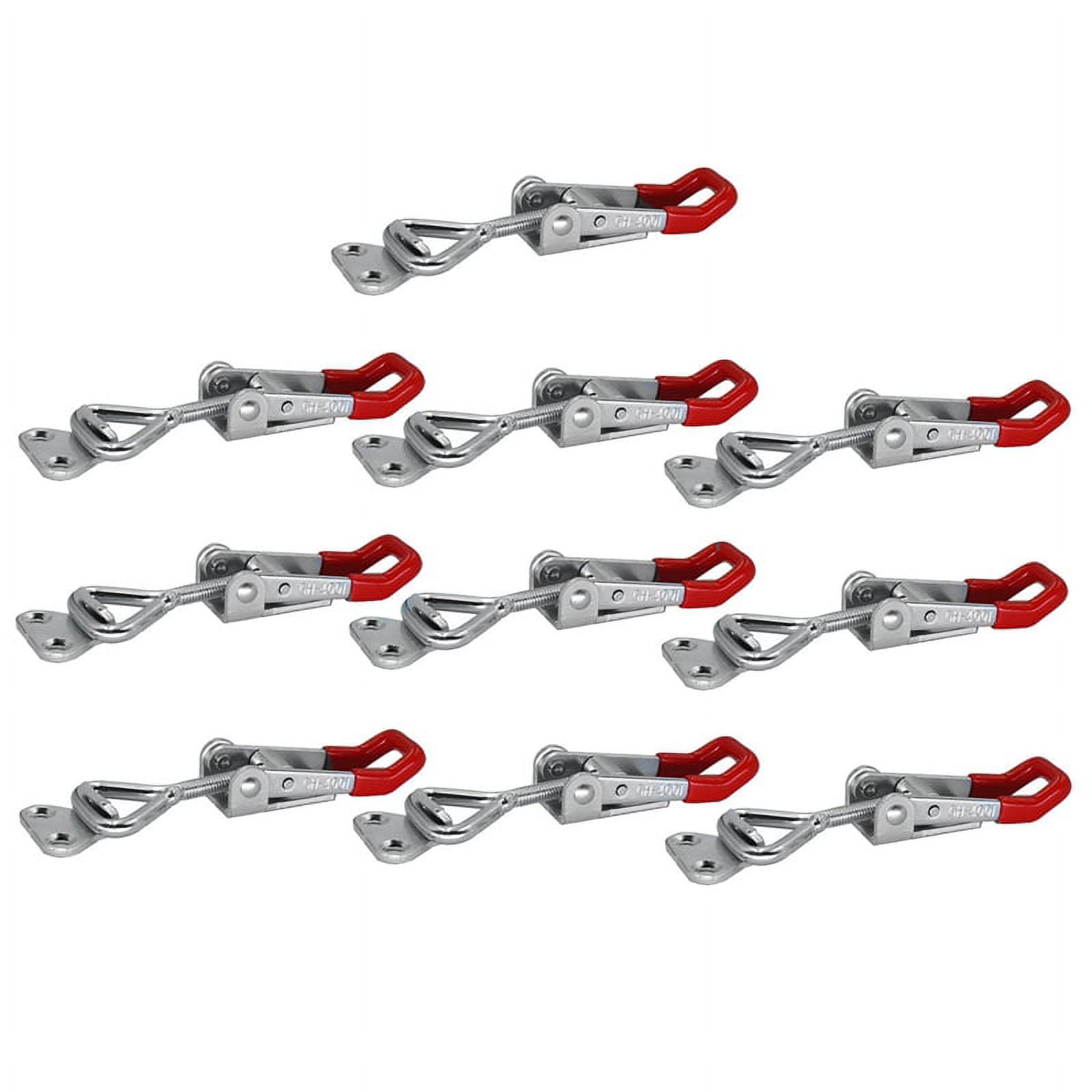 10Pcs Adjustable Toolbox Case Metal Toggle Latch Catch Clasp Quick ...